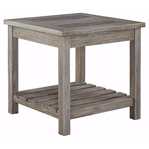 Ashley Furniture Signature Design - Veldar End Table - Vintage Style ...