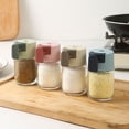 Pepper Shaker Quantitative Push Type Conical Condiment Bottle Kitchen ...