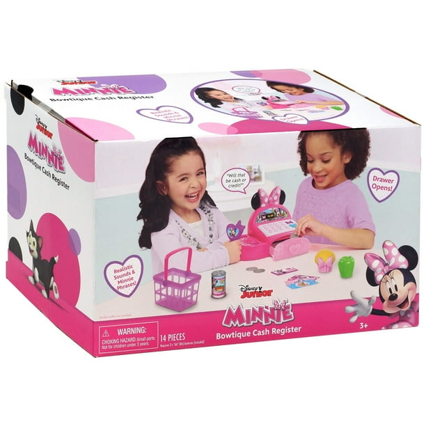 Disney Minnie Mouse Bowtique Cash Register Playset - Walmart.com