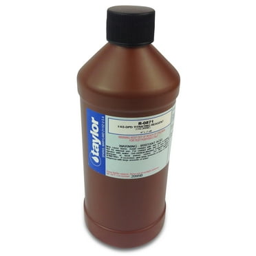 Taylor R0871-C Swimming Pool FAS-DPD Chlorine Titrating Reagent, 2 ...