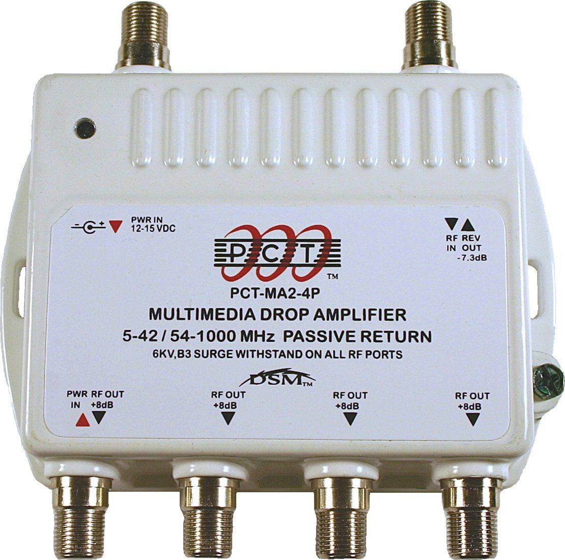 Cable modem signal booster amplifier
