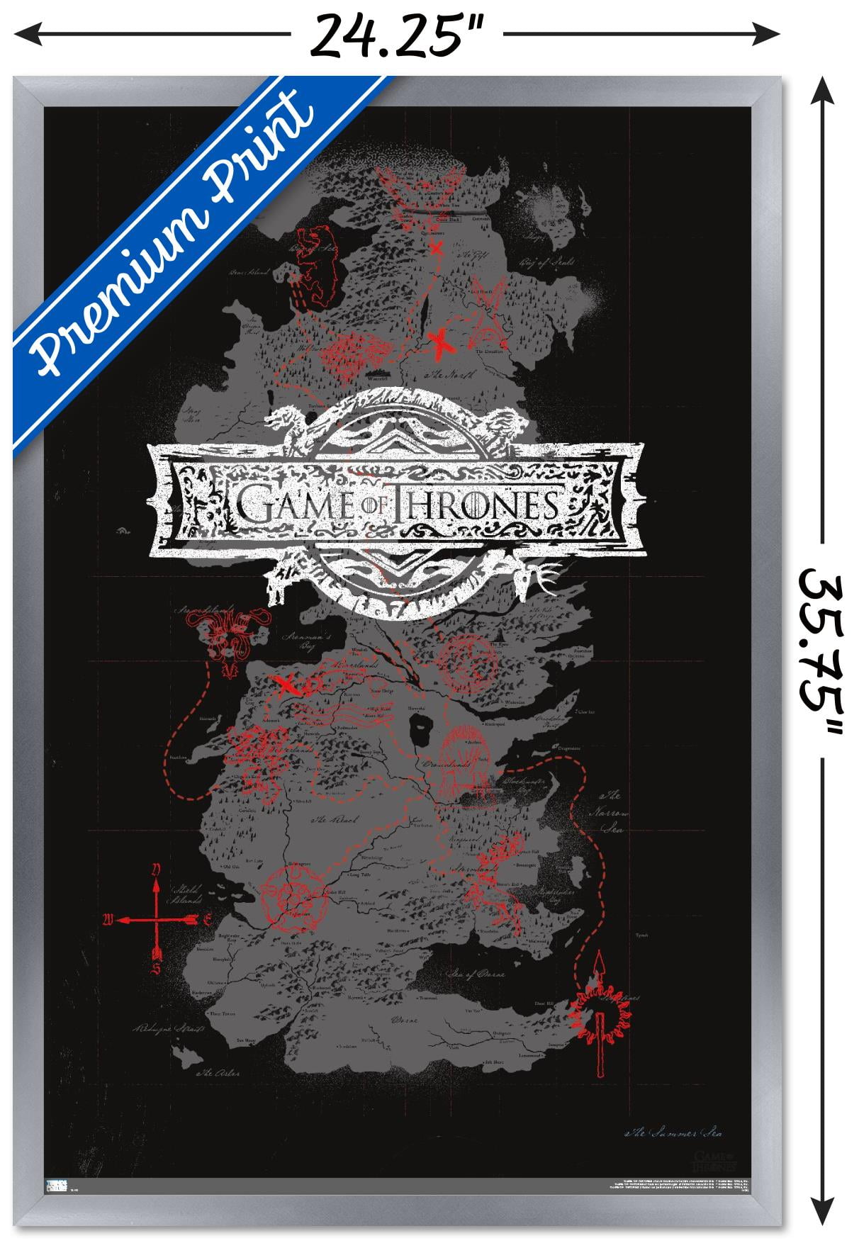 Game Of Thrones Map Houses