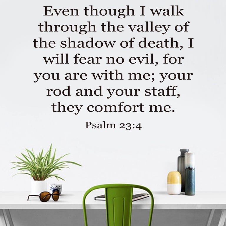 Psalm 23:4 Canvas