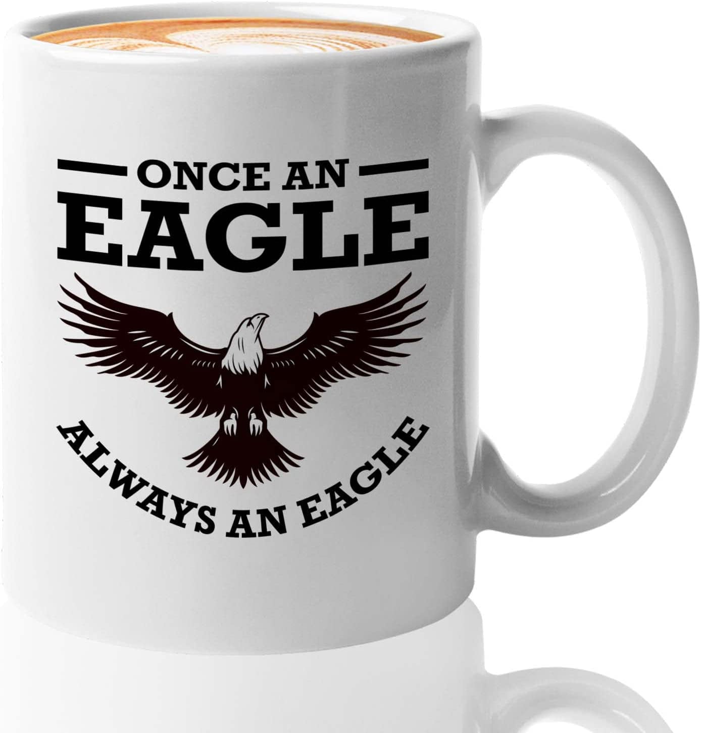 Scout Mug White 11oz - Once an Eagle Always an Eagle - Scout Explorer Adventurer Camping Camper ...