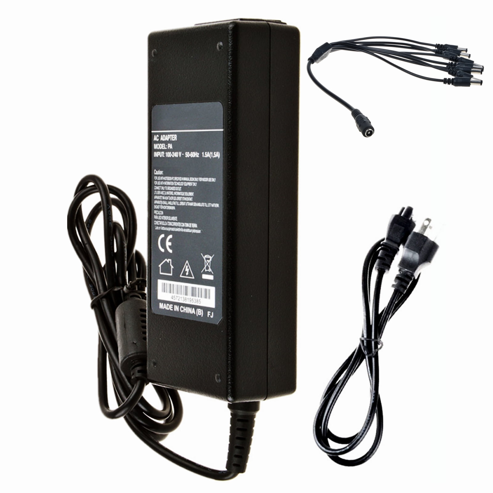 KONKIN BOO Compatible AC DC Adapter 12 Volt 7A 1 To 8 Power Cord konkin-boo-compatible-ac-dc-adapter-12-volt-7a-1-to-8-power-cord
