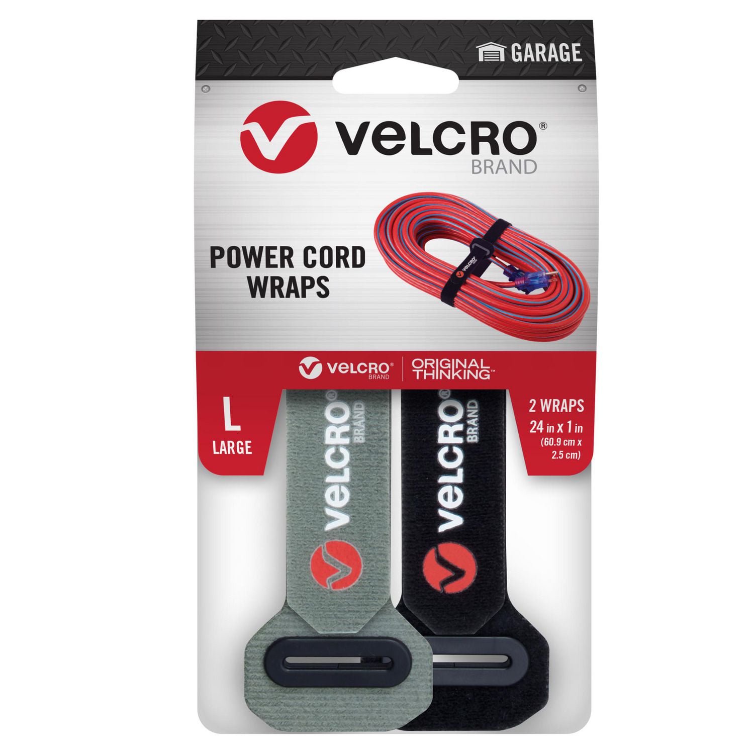Click here for Velcro Brand Power Cord Wraps 24in X 1in. Black An... prices