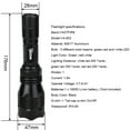 Vastfire Tactical LED 500 Lumens Flashlight, Black - Walmart.com