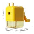 Byujiro Cute Hand-Crank Pencil Sharpener Student Sharpener with Wide ...