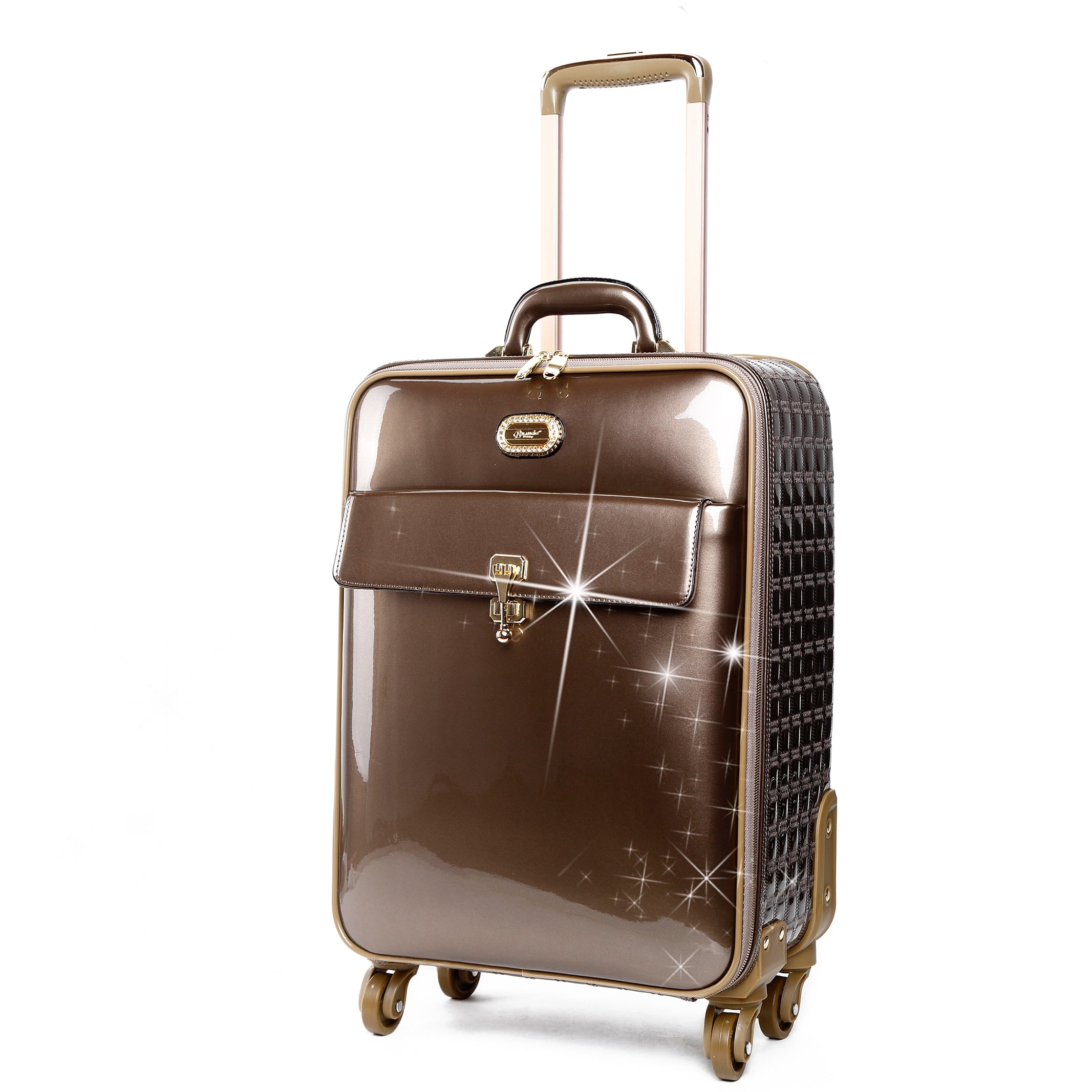 Euro Moda Underseat Travel Luggage with Spinners - Walmart.com