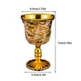 2Pcs European 1 Sip Alloys Stemwares Cups With Ergonomic Handle For ...
