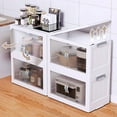 Storage Bins, 2 layer Stackable Storage Containers, Clear Storage Bins ...
