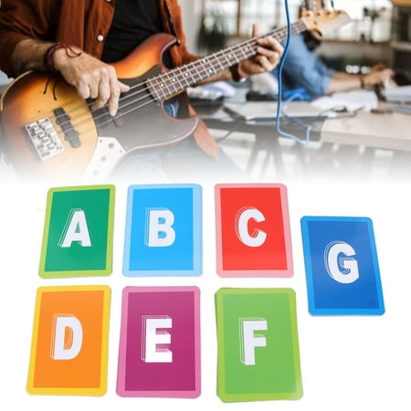 Guitar Chords Cards, Electric Guitar Chord Card Simple Long Lasting 49 ...