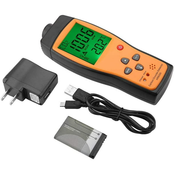 Handheld Carbon Dioxide Detector, AR8200 CO2 Gas Monitor and ...