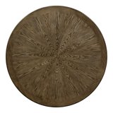 Furniture of America Kora Round Trestle Dining Table in Light Oak ...