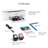 HP DeskJet 3752 Wireless All-in-One Compact Color Inkjet Printer ...