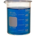 PYREX 1000-PACK, Glass Beaker Set, 5 Sizes - 50, 100, 250, 600, and ...