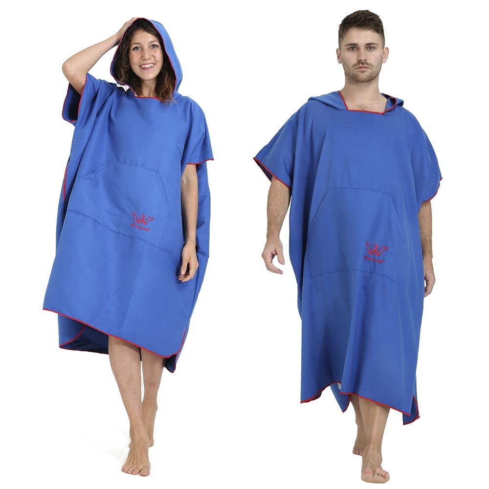 Winthome Surf Poncho Changing Robe with Hood and Pocket Quick Dry ...