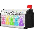 Easter Bunnies Mailbox Covers Magnetic Standard Size 21x18 Inch Easter ...
