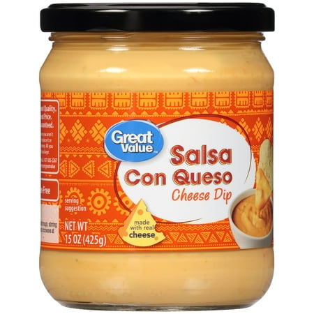 Great Value Salsa Con Queso Cheese Dip, 15 oz - Walmart.com