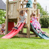 Blue Rabbit Play Outdoor Toddler Slide, 4 Feet, Red - Walmart.com