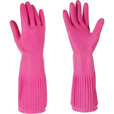 MAMISON 3 Pairs Colorful Reusable Waterproof Household Dishwashing ...