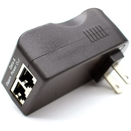 iCreatin 48V19W Wall plug Gigabit Power over Ethernet POE Injector ...