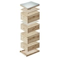 40-Frame Size Beekeeping Kit Bee Hive House Frame Beehive 20 Deep 20 ...