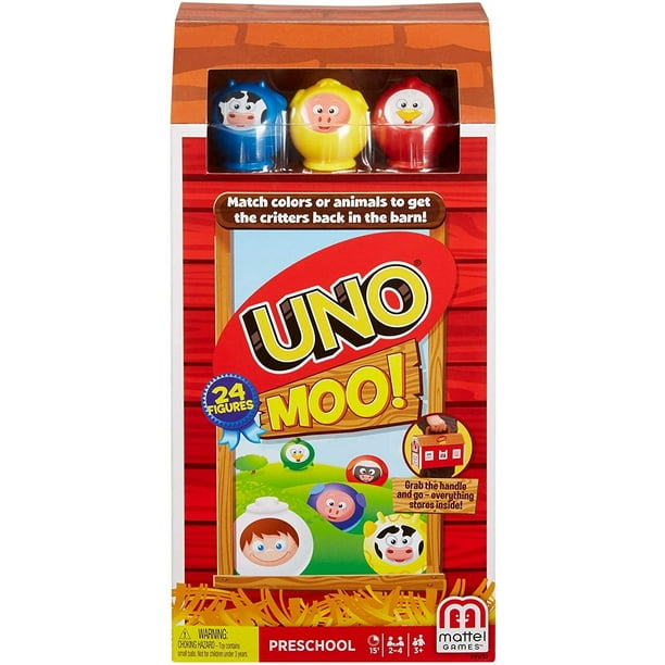 Juego de cartas Uno Moo MATTEL | Walmart en línea