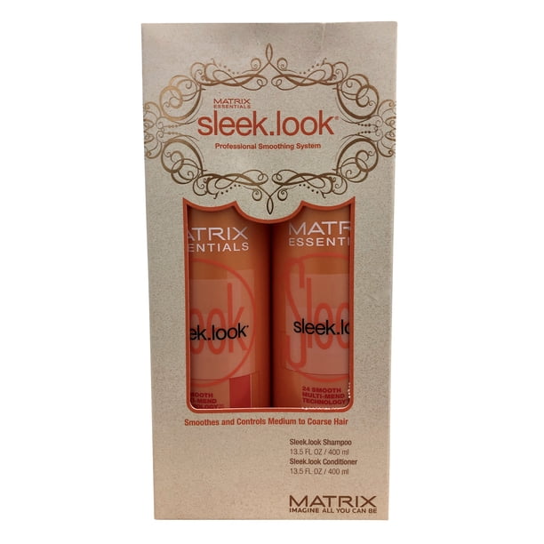 Matrix Sleek Look Shampoo & Conditioner Set 13.5 OZ Each - Walmart.com