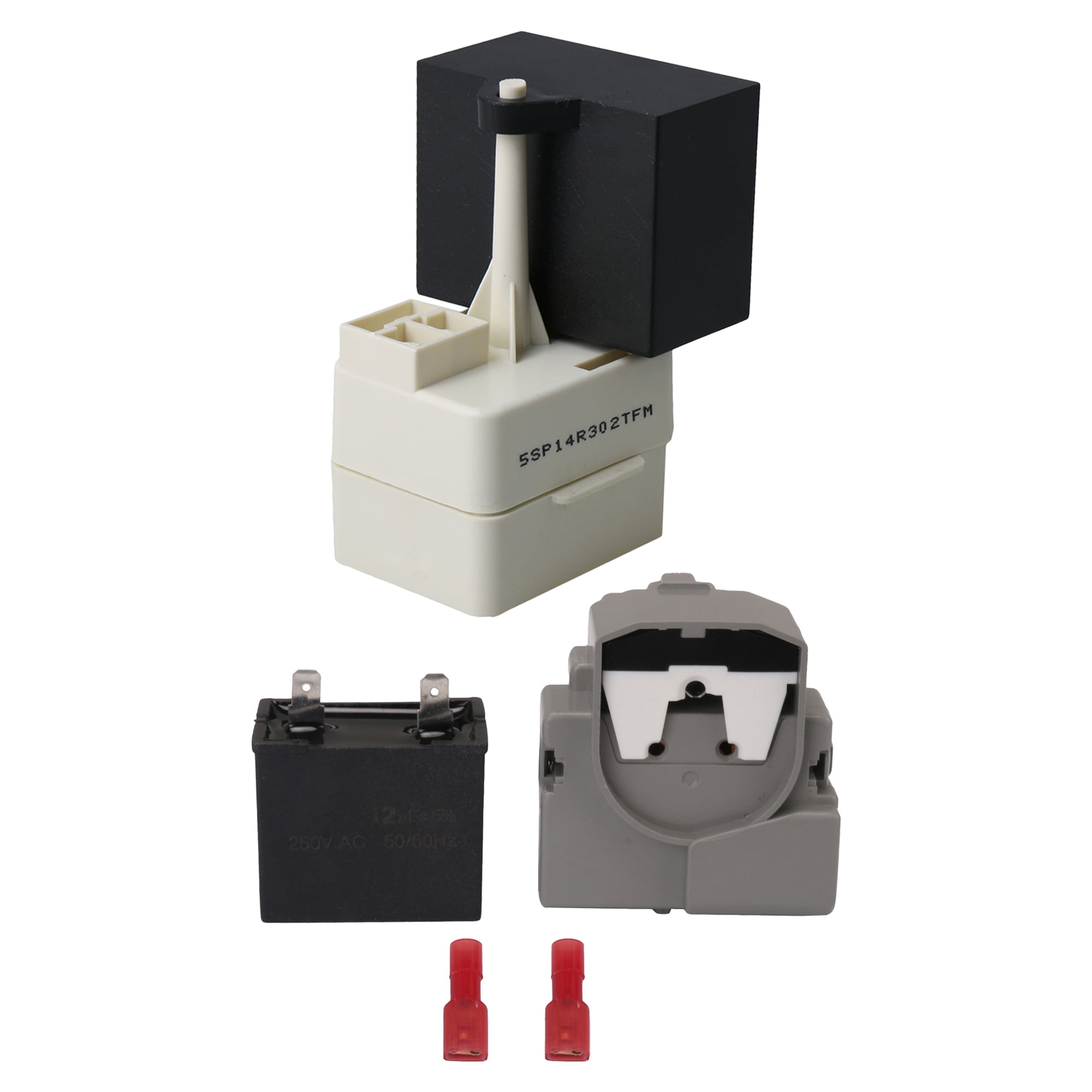 Bqlzr Refrigerator Compressor Start Relay And Capacitor Kit Replacement For W10613606 1.73X1.42X1.38