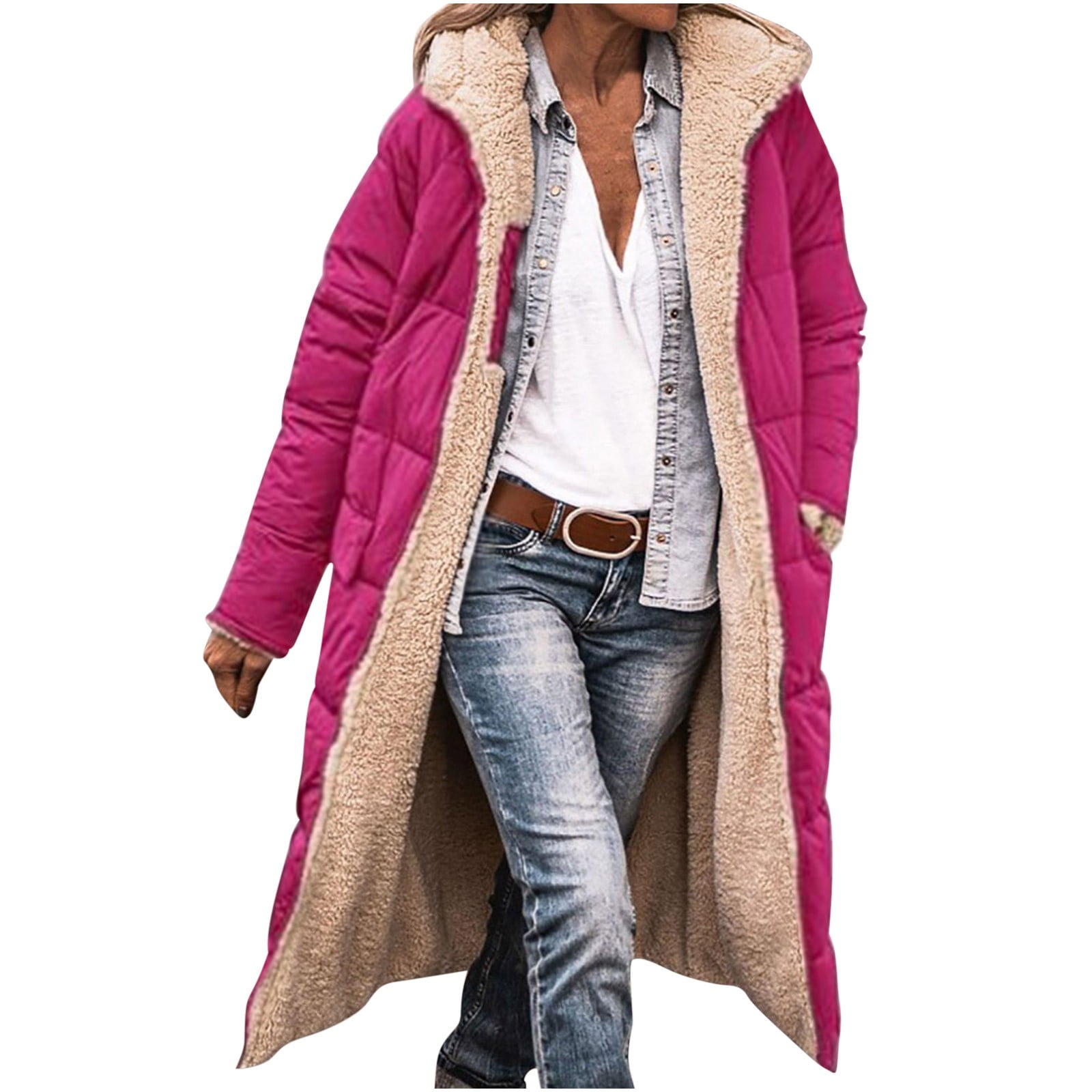 Click here for Lolmot Womens Winter Casual Loose Fashion Color Po... prices