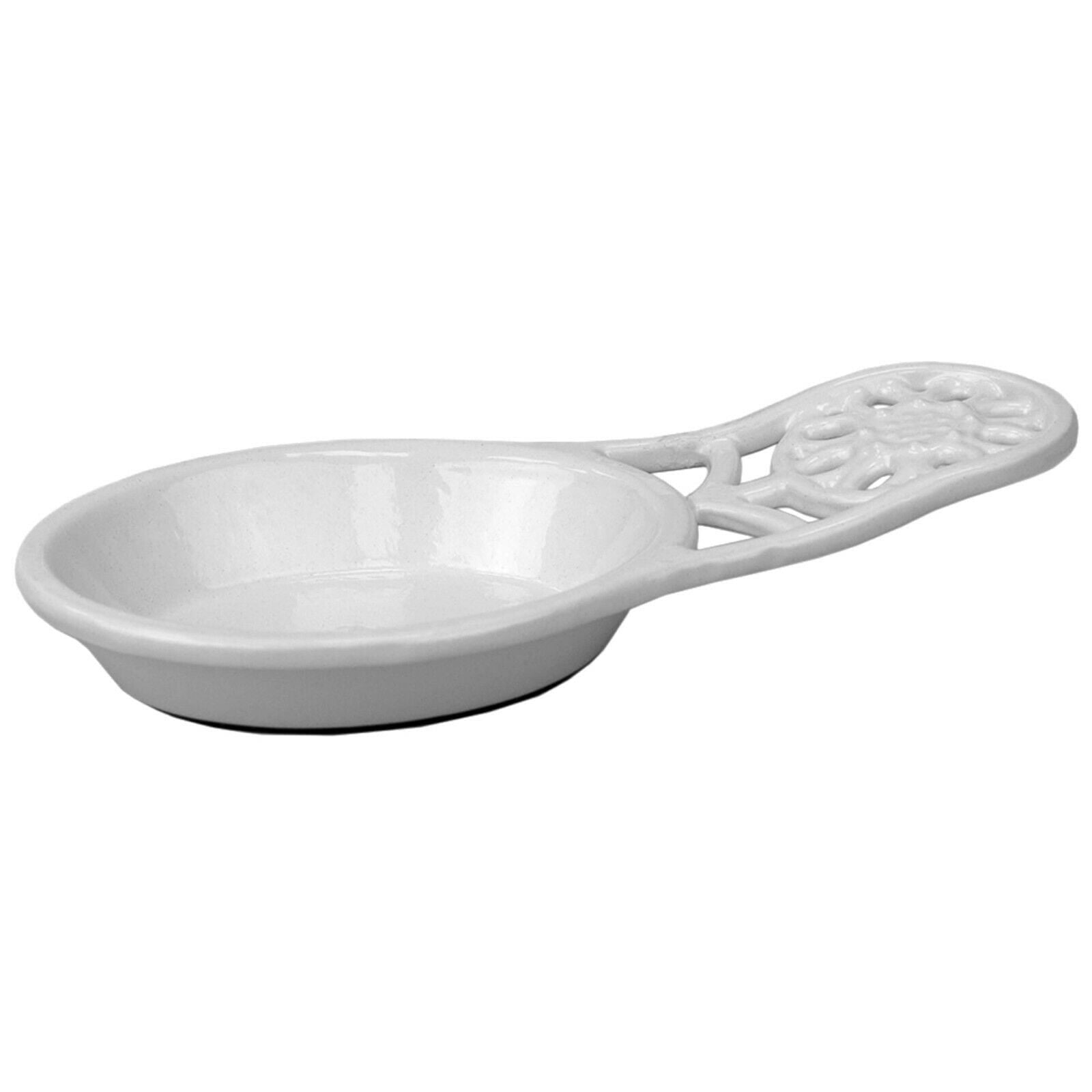 Cast Iron Spoon Rest Sunflower Design Kitchen Utensil Holder for Stove ...