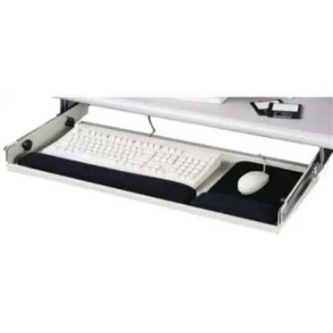 3M Positive Locking Keyboard Tray, Highly Adjustable Platform, 21 3/4 ...