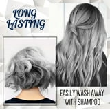 Temporary Silver Gray Hair Spray Color, Luxury Coloring Mud Grey Hair ...