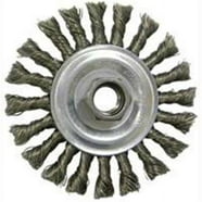 Weiler Wide-Face Crimped Wire Wheel, 7 in Dia. x 7/8 in W, 0.014 in ...