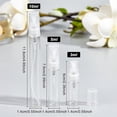 30Pcs 3ml 5ml 10ml Glass Spray Bottle with PP Plastic Lid 2Pcs Plastic ...