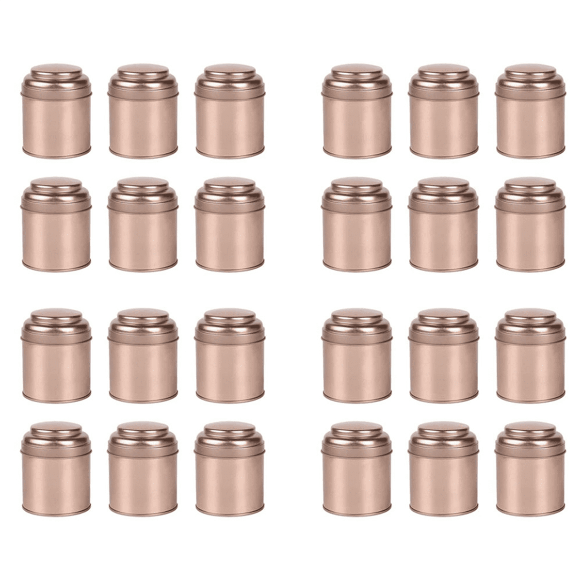 Click here for Unbranded 24pcs Tea Tins Canister With Airtight Do... prices