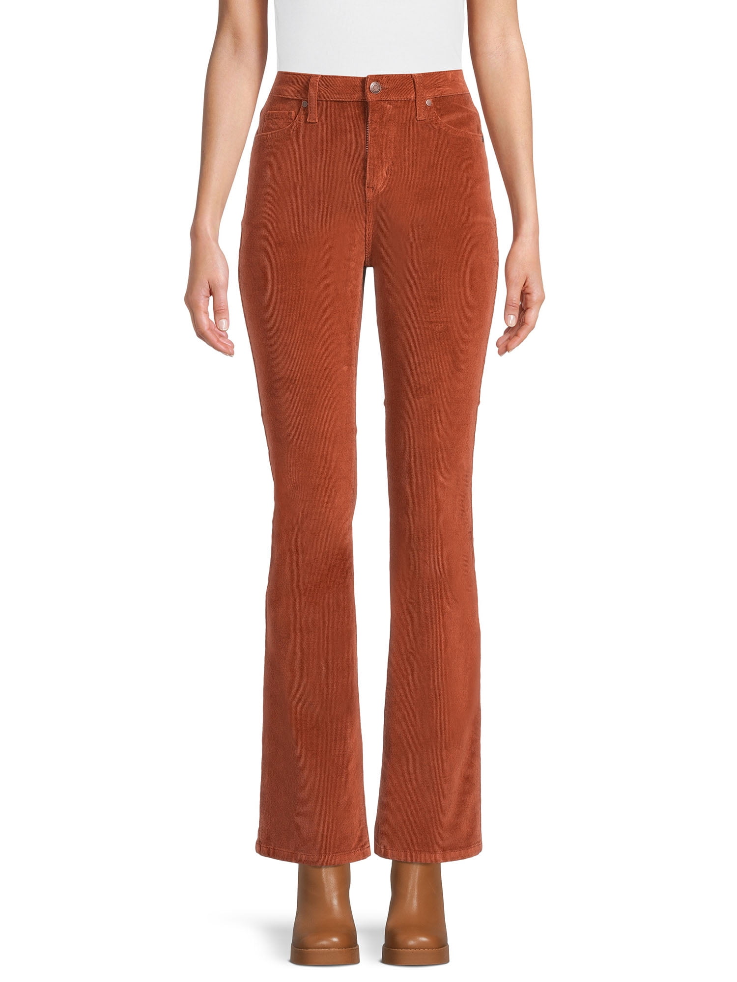 Time and Tru Women's High Rise Bootcut Jeans - Walmart.com