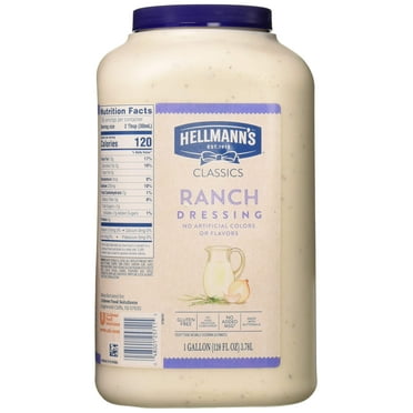Hellmann's Creamy Coleslaw Dressing, 1 Gallon Jar - 4 per Case ...