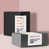 Avery Matte White Rectangle Labels, 5-1/2" x 8-1/2", 500 Total ...