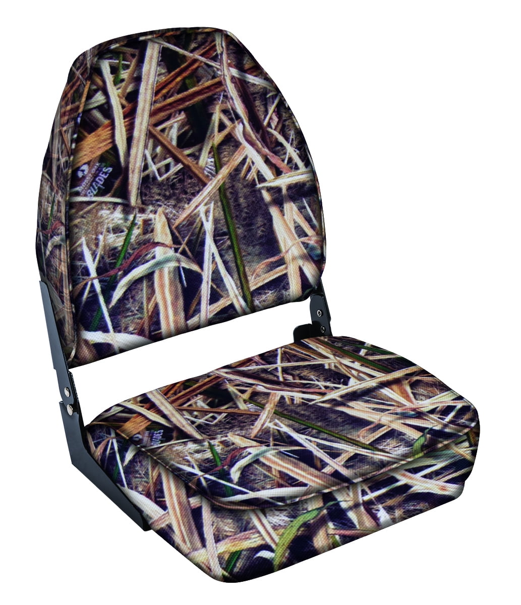 Wise 8WD617PLS-728 High Back Camo Boat Seat, Mossy Oak Shadowgrass ...