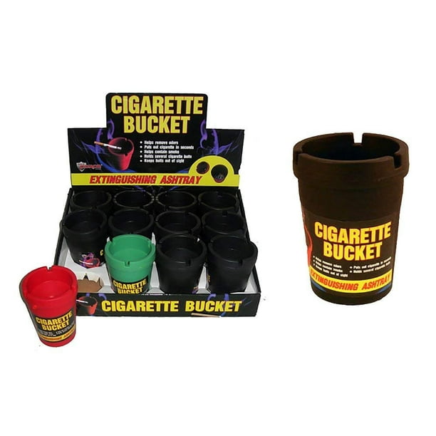 Diamond Visions 01-1780 Cigarette Bucket Ashtray MultiPack in Assorted ...