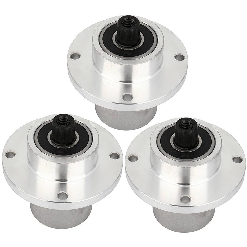 Pack of 3 ECCPP Spindle Assembly Lawn Mower Spindles Replaces Hustler ...