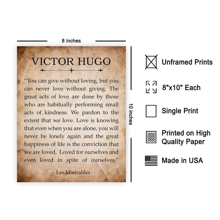 Victor Hugo Les Miserables Quotes Victor Hugo Les Misérables