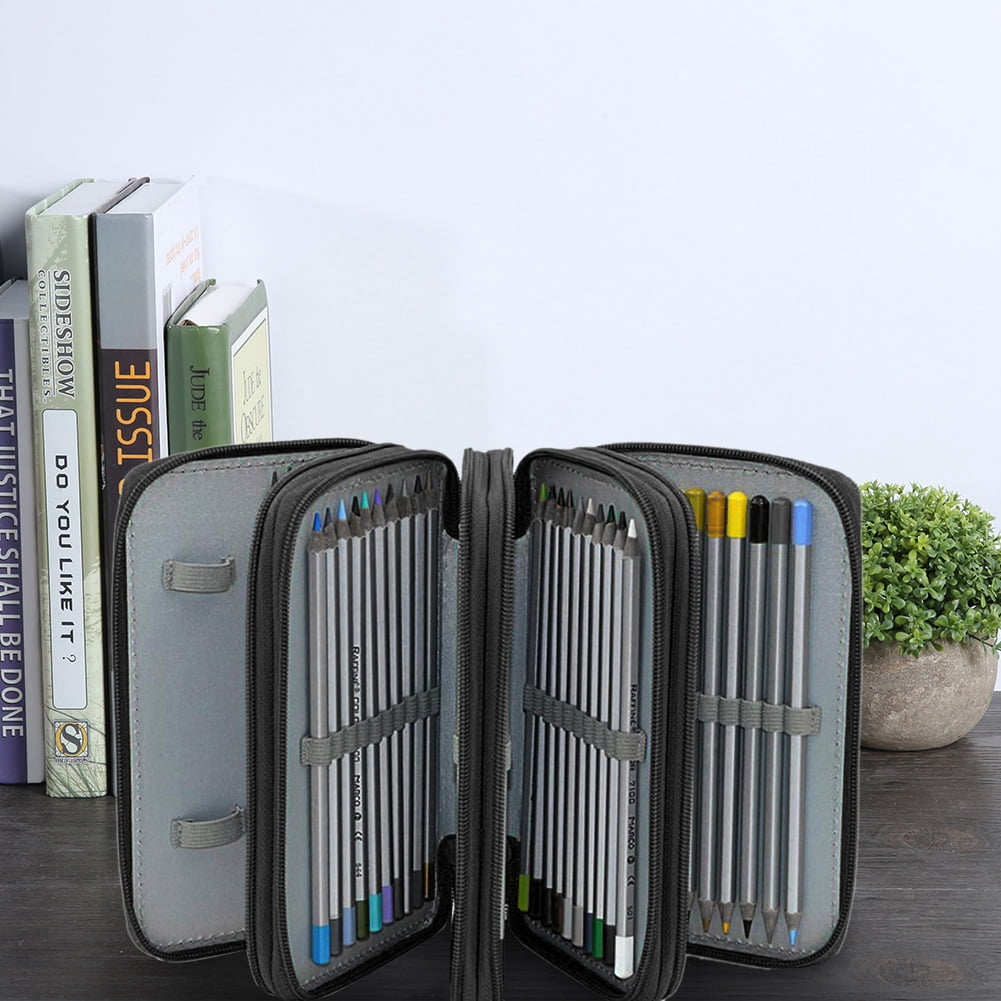 Click here for Fyydes Pencil Case  72 Holes Pen Bag square Four-L... prices