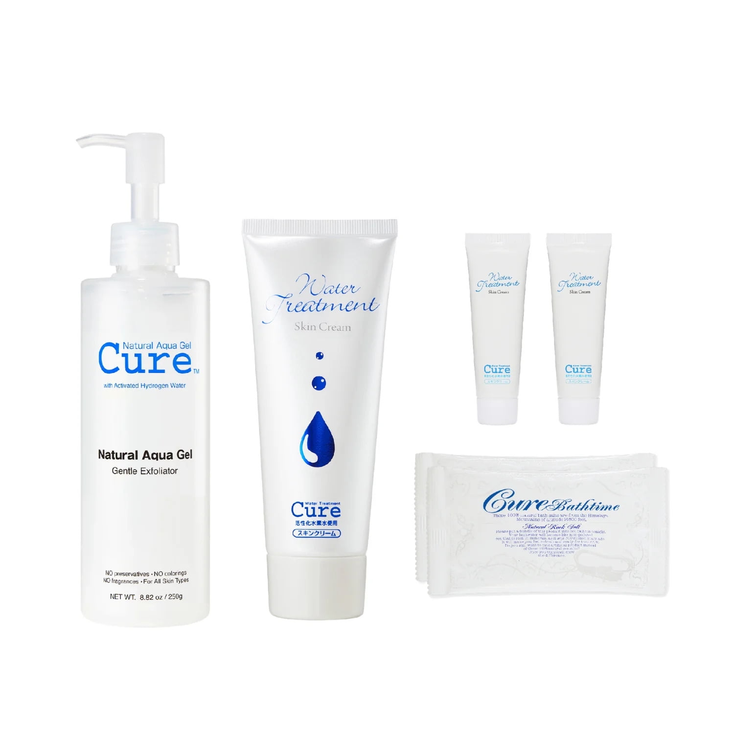 Cure Beauty Set | Contains: Natural Aqua Gel Cure, Cure Aqua Gel, Cure ...