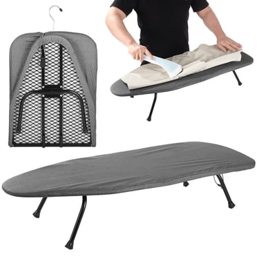 Sturdy Metal Mesh Tabletop Ironing Board, Foldable, Heavy Duty, with ...