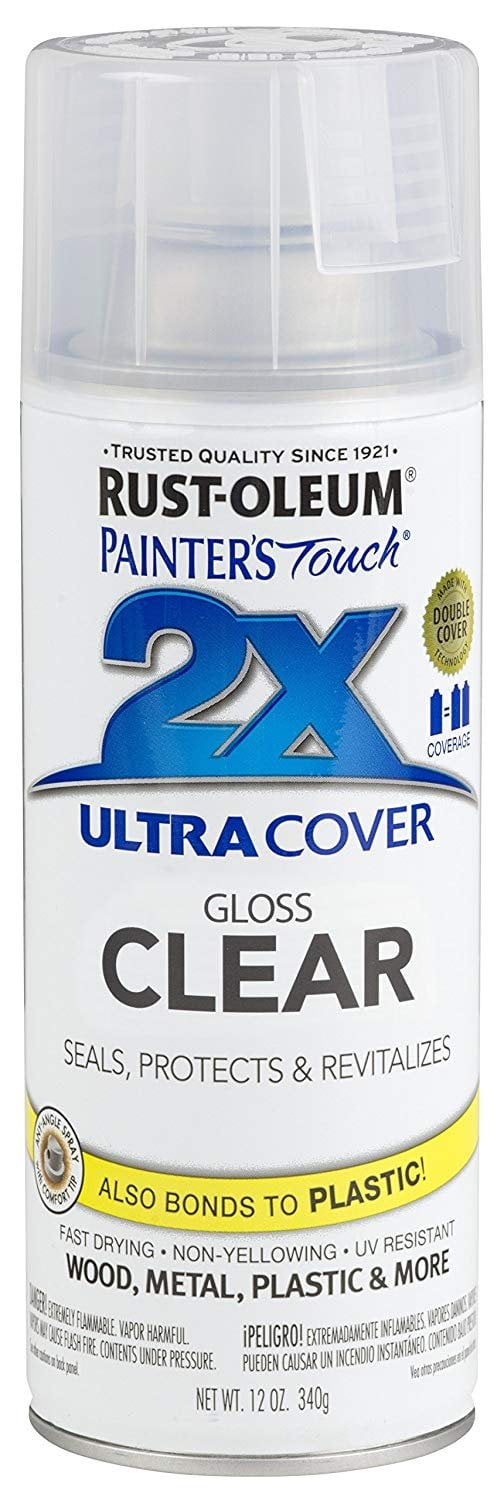 Rust-Oleum 249117-6 PK Painter's Touch 2X Ultra Cover, 12 oz, Clear ...
