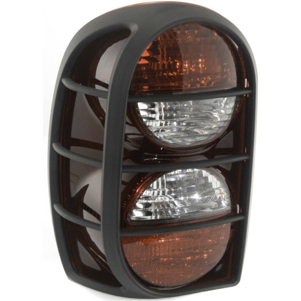 Tail Light Driver Side w Guard For 2005 2007 Jeep Liberty Sport Utility Model