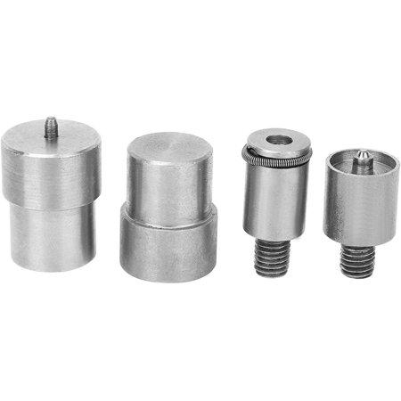 licenbar 4 Pcs Snap Button Die Mold Set, Stainless Steel Heavy Duty ...